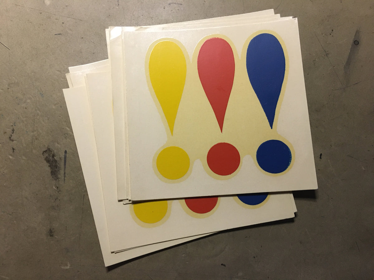 "Exclamation Points" - Decal (sticker) – THE CENTRAL COAST GALLERY AND ...